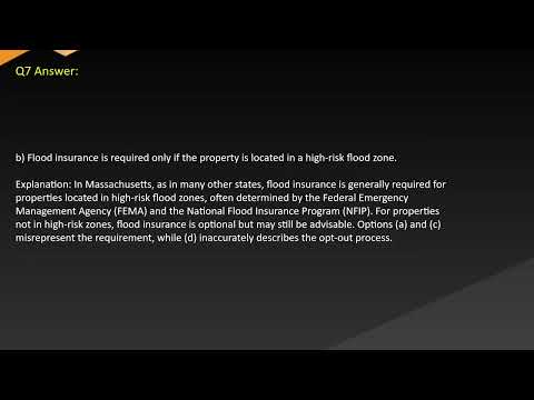 Massachusetts Home Insurance Exam Free Practice Questions