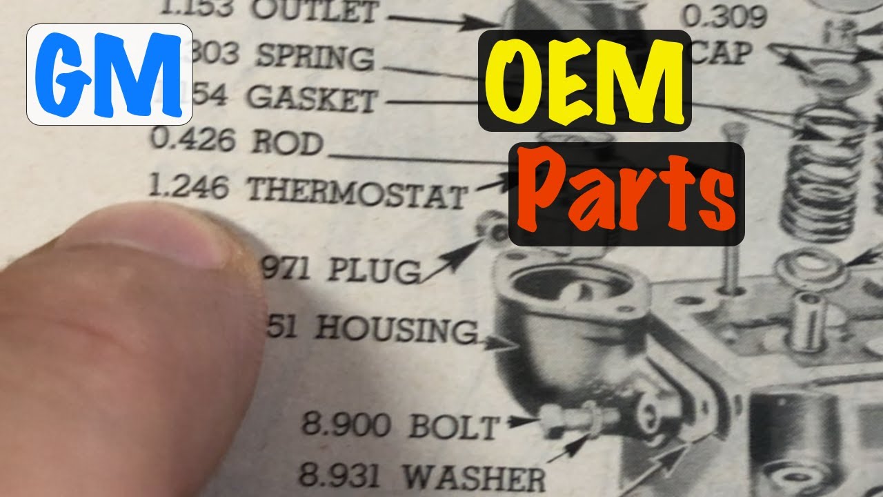 General Motors Parts: How to identify & Locate GM Part  Numbers ~ Parts Catalog Resources by Era