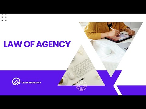 LAW OF AGENCY