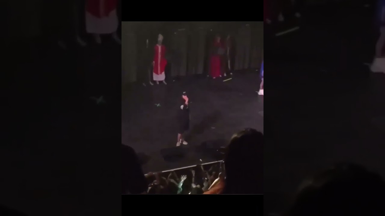 Ruby da cherry crying on stage