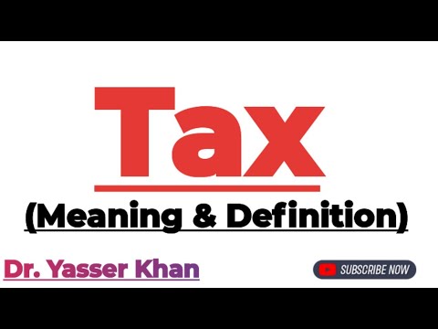 Tax | Meaning Of Tax | Definition Of Tax | Taxation | Public Finance | Government Revenue | CUET UGC