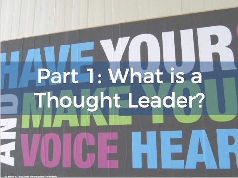 What is a Thought Leader?