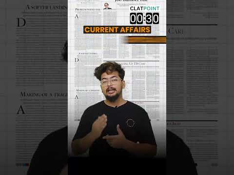 How to read The Hindu Newspaper for CLAT 2025!