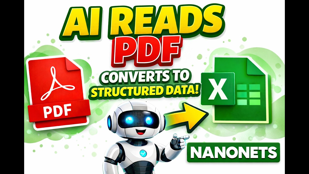 Nanonets AI Tutorial | Convert PDF to Structured Data Automatically | Extract Data from Documents