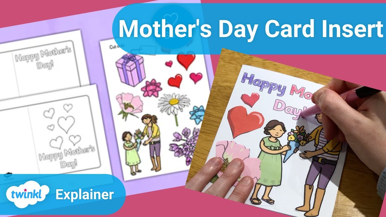 Designing a Mother's Day Card Insert