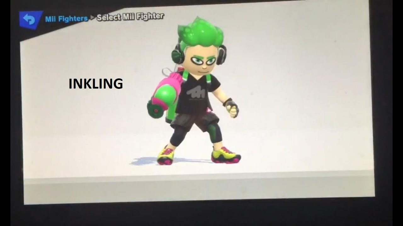 Inkling Boy Mii Creation Guide