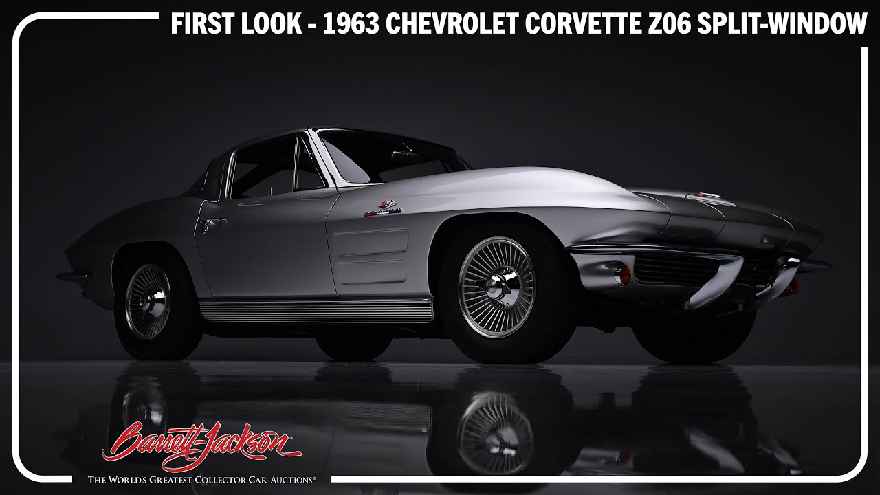 FIRST LOOK - 1963 Chevrolet Corvette Z06 Split-Window - BARRETT-JACKSON 2024 SCOTTSDALE AUCTION