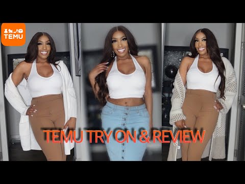 FIRST TEMU TRY ON HAUL& REVIEW | IS IT WORTH IT?! HONEST FEEDBACK ON CLOTHING & OTHER ITEMS