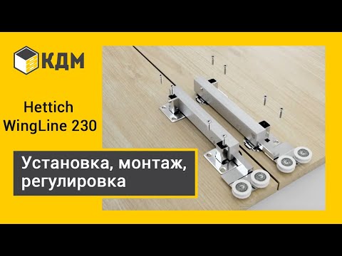 Hettich WingLine 230 - cистема складних дверей