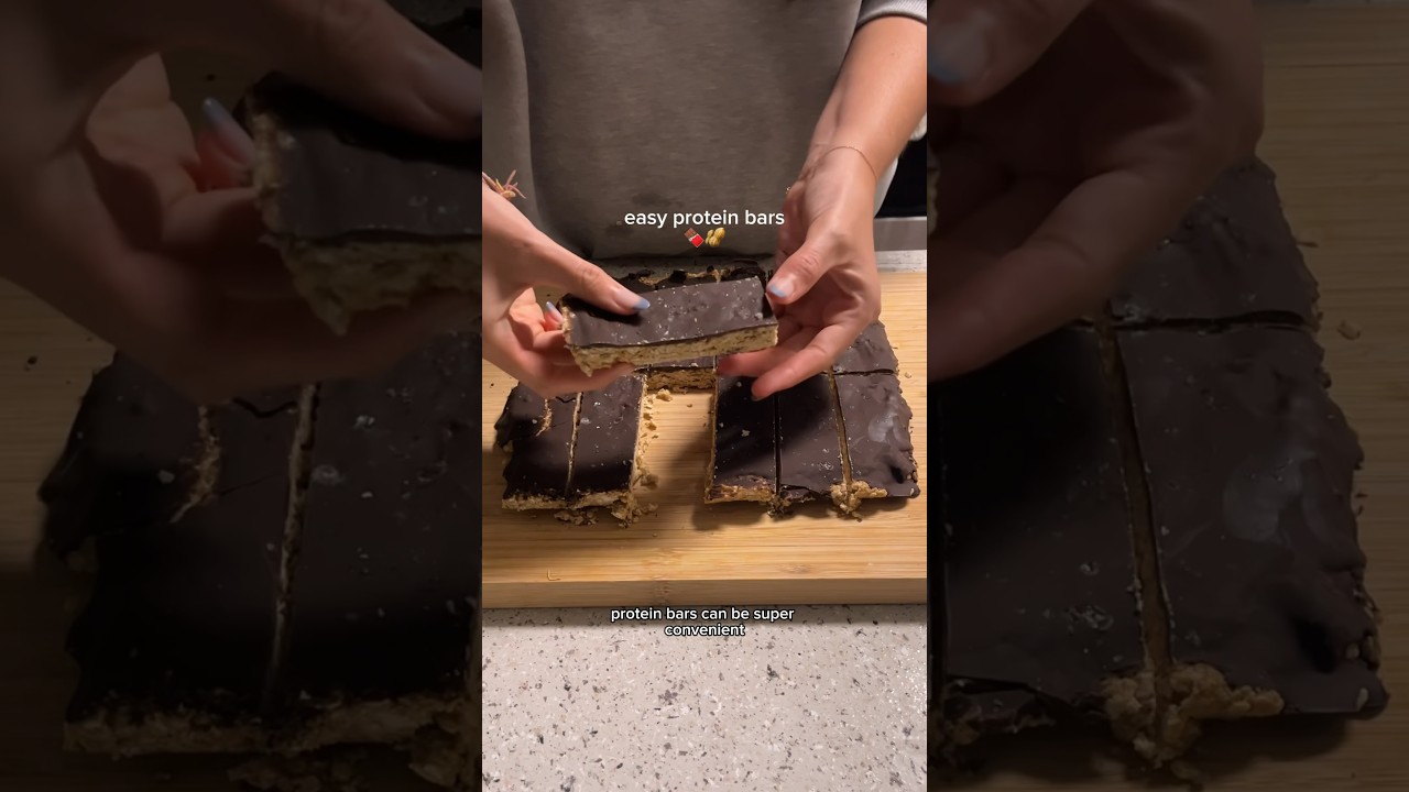 easy homemade protein bars!🍫