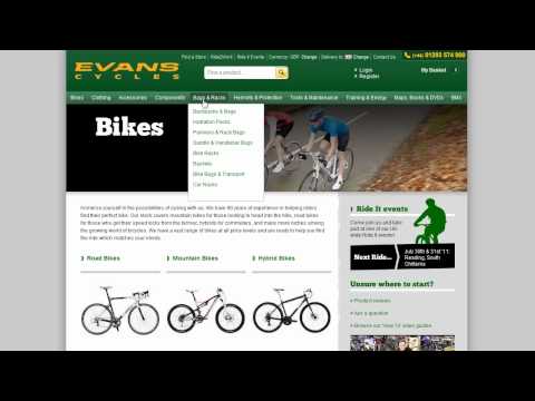 The New Evans Cycles Website Explained