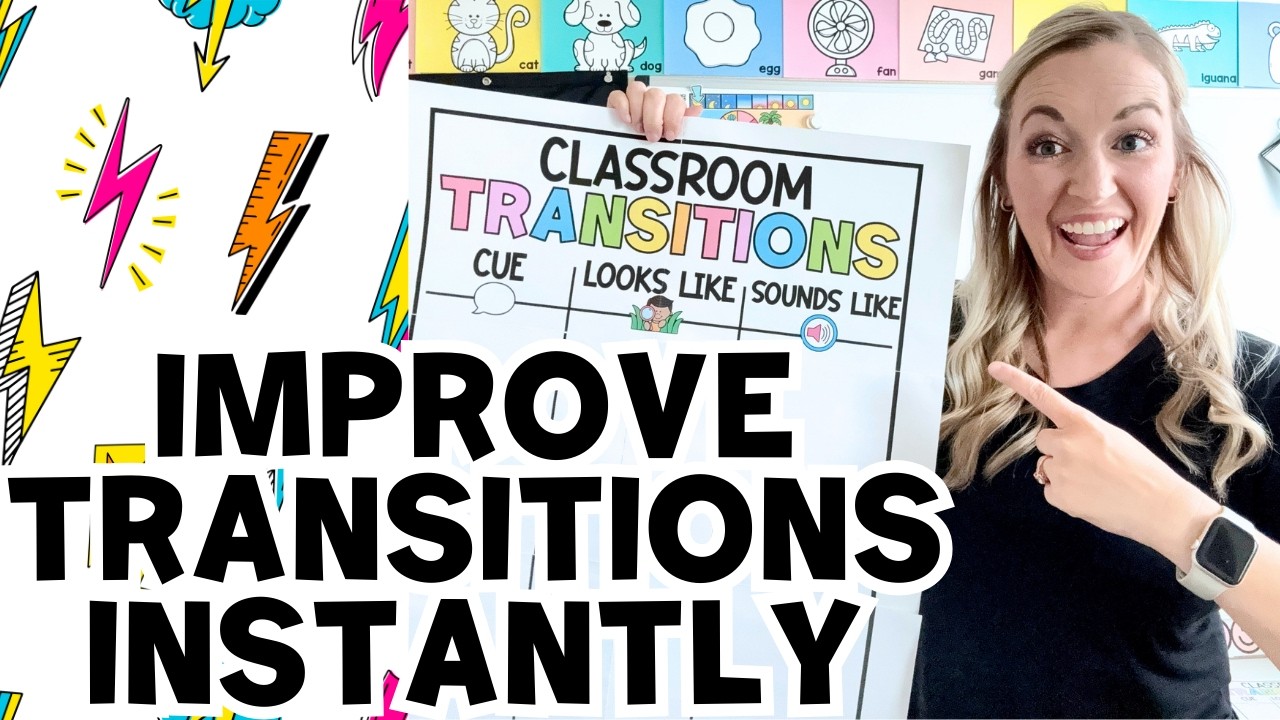 This Anchor Chart Will Cut Transition Time in HALF