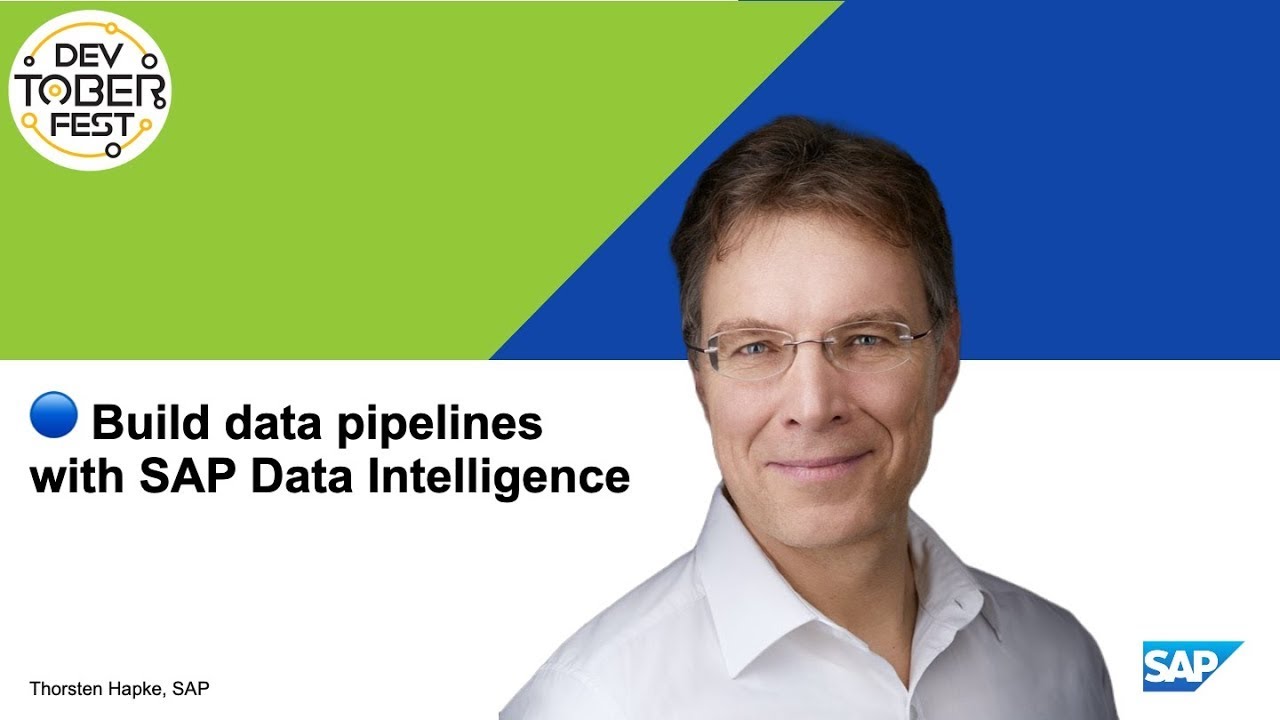 🔵 Build data pipelines with SAP Data Intelligence