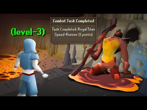 Speedrunning Runescape's New Boss AT 3 COMBAT