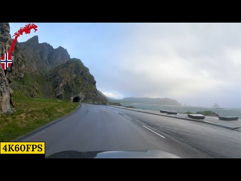 Driving in Norway - Andenes Ferry To Risøyhamn - 4K60