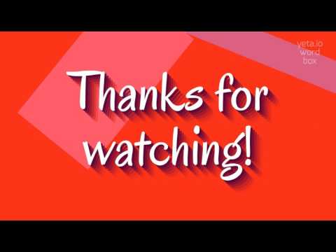 How to say "stutter"! (High Quality Voices)