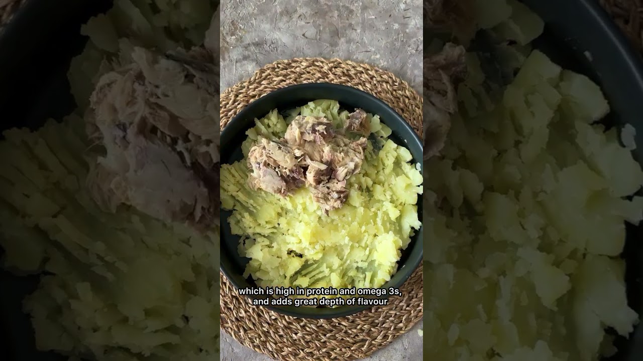 Add this to your weeknight dinner menu - Crispy Mackerel Potato Cakes!