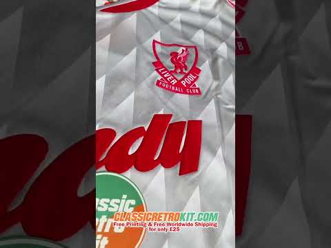 Liverpool Away 1989 1990 Football Jersey #classicfootballshirts #classicshirts #footballshirts