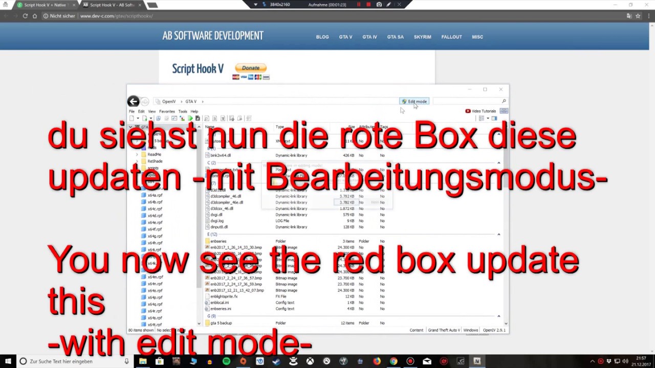Script Hook V + Native Trainer 1.0.3095.0 - GTA 5