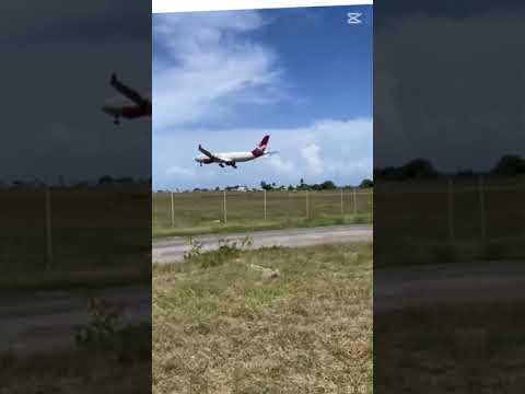 Another Average day at the grantley Adams international airport in Barbados