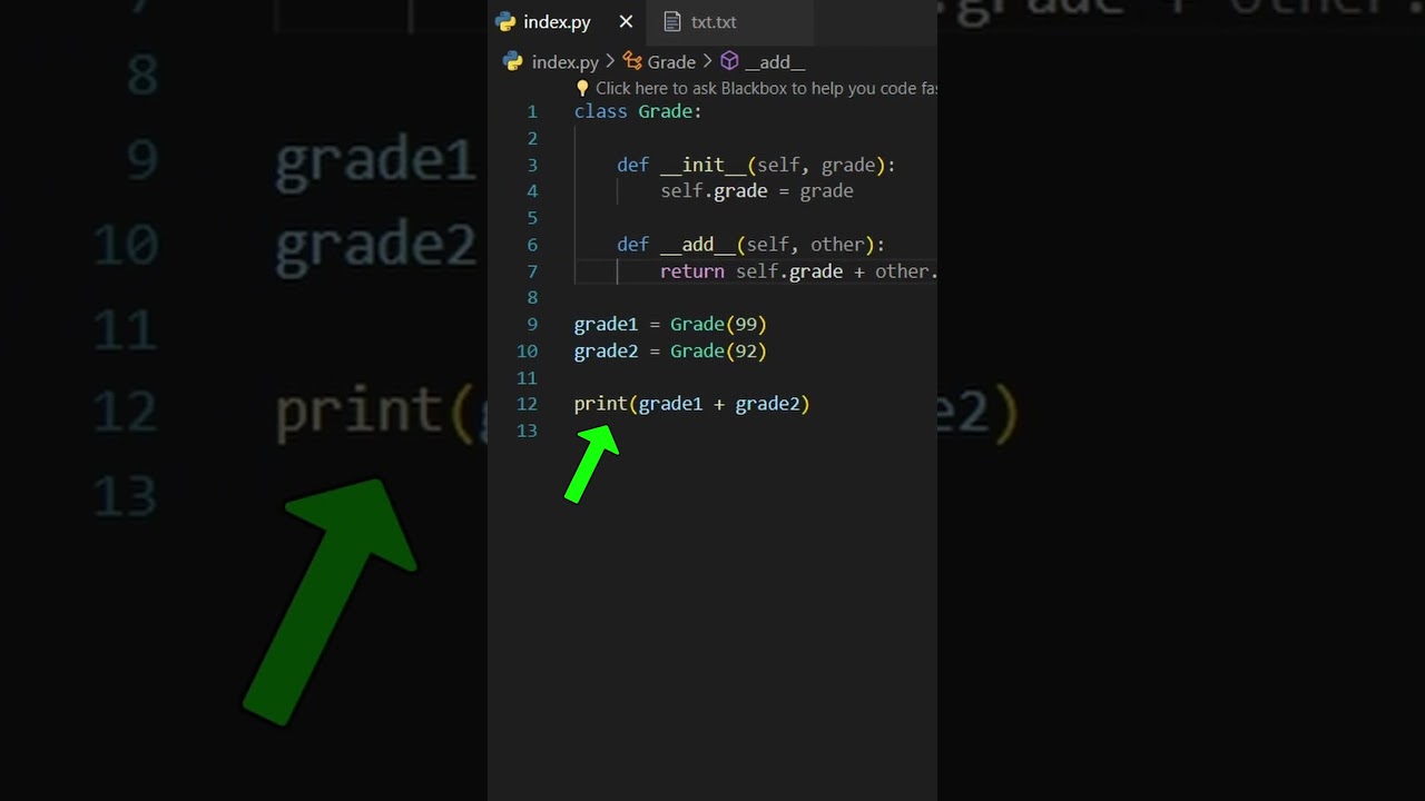 Operator Overloading in Python