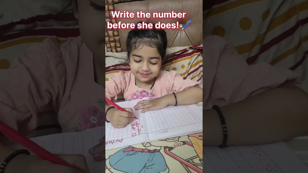 Can YOU Write This Number? 🔢 Number Dictation Challenge with Arya!