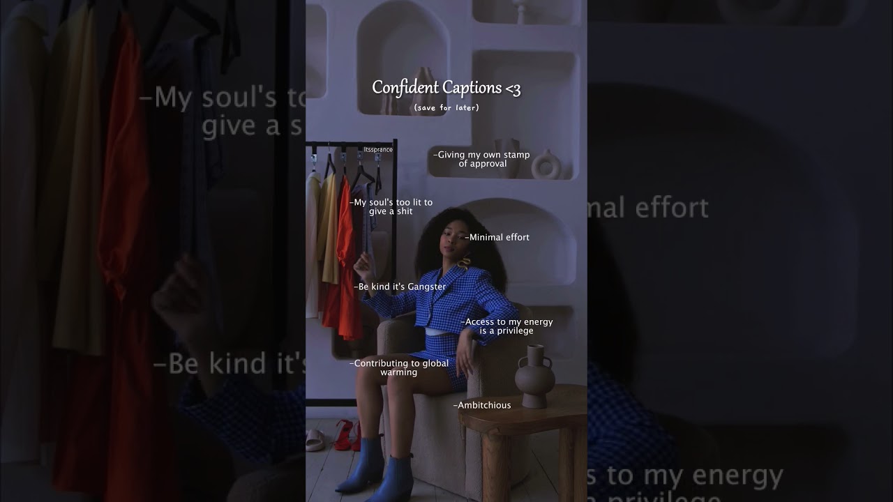 Confident | Attitude captions 💙 #shorts
