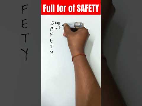 Full form of SAFETY #hse #occupationalsafety #nebosh #safety #neboshigc