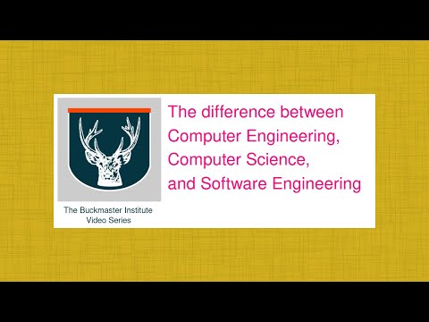 The difference between Computer Engineering, Computer Science, and Software Engineering