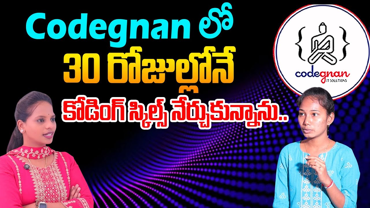 Python Full Stack for Beginners?  | Codegnan Student Experience | SumanTV Shirisha