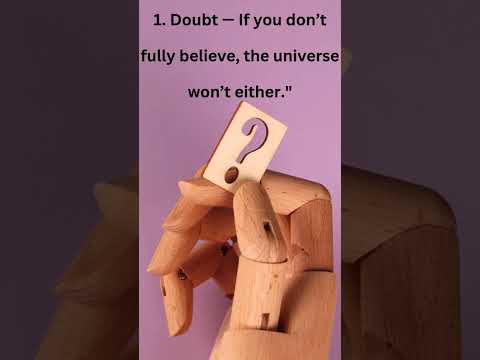 What can stop your manifestation? #selfimprovement #lawofattraction #manifestation #motivation