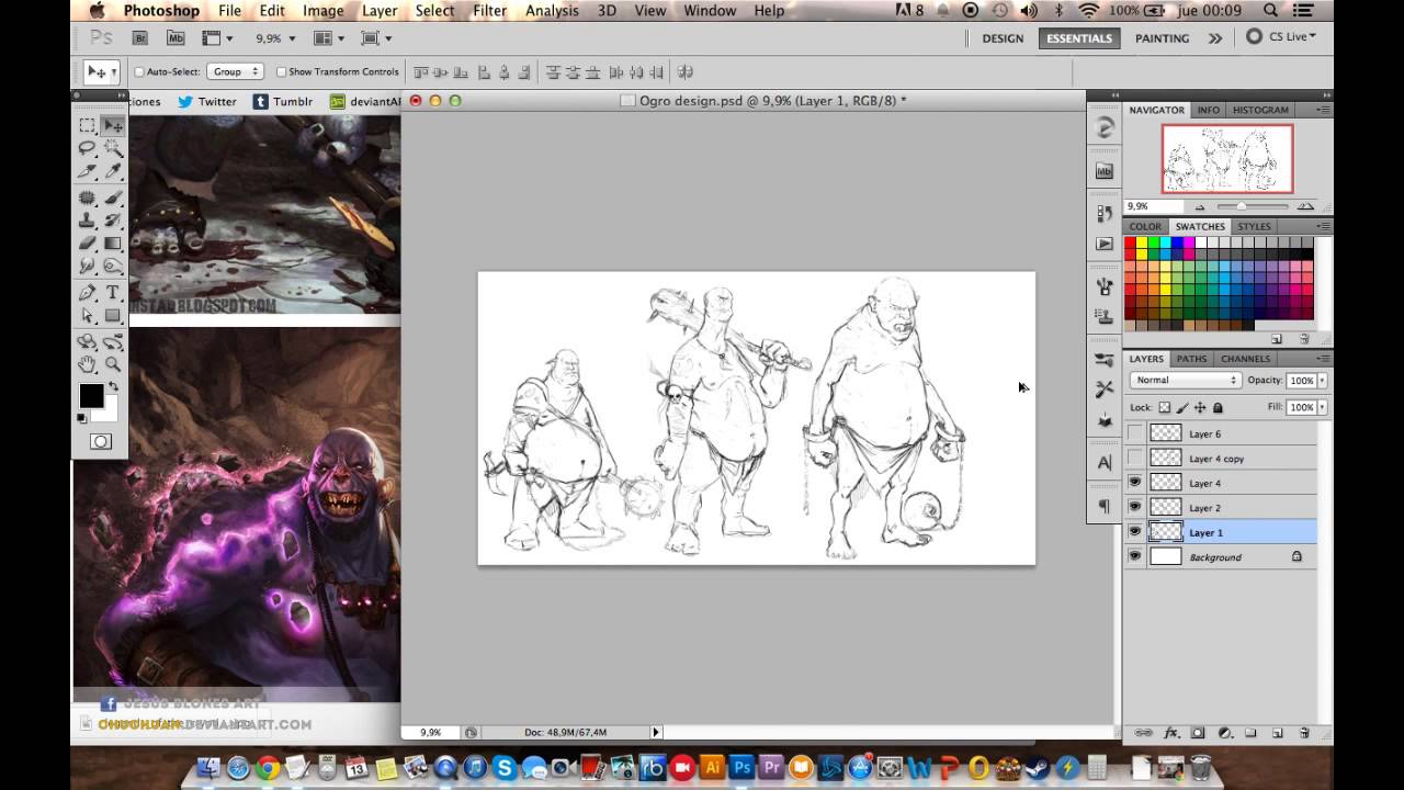 Creature design: Ogre - Concept Art Process