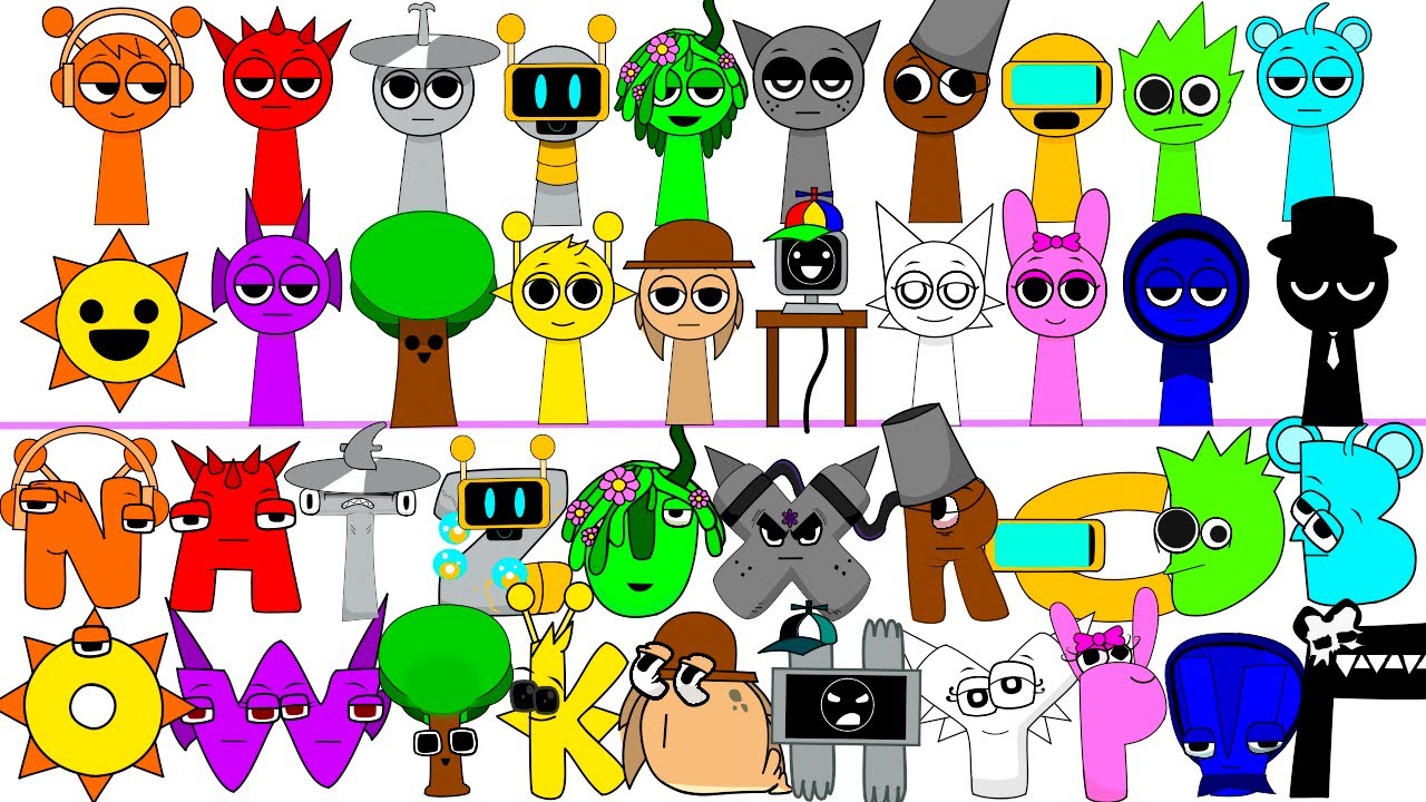 Sprunki x Alphabet Lore | Sprunki.cool