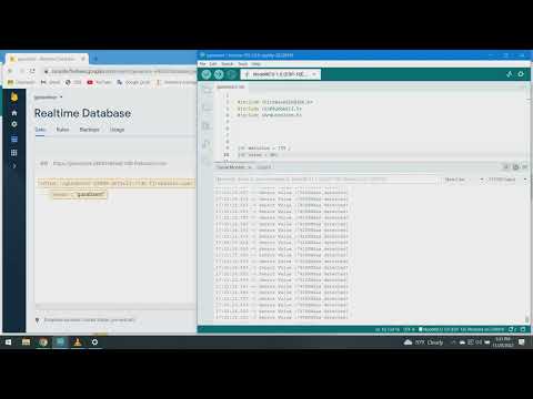 ESP8266 Gas Sensor - Google Firebase RTDB Connection