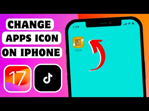 Change TikTok App icon on iPhone🤫 (2023) | How to Change Apps icon on iOS 17