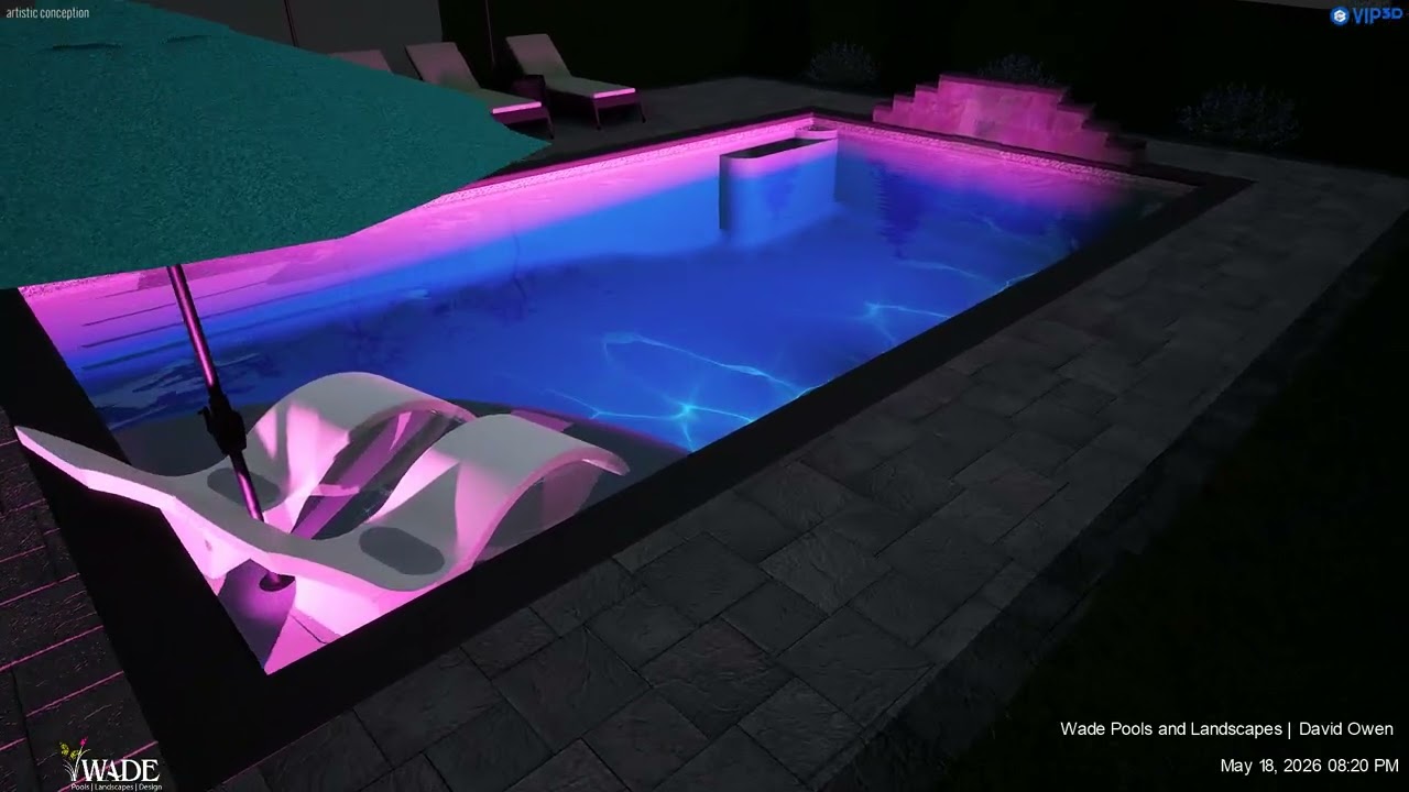 Wade - 3D Swimming Pool Design