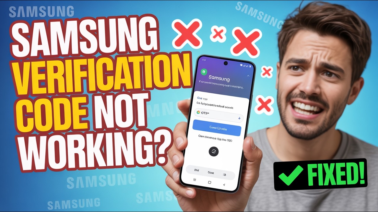 How To Fix Samsung Account Verification Code Not Received