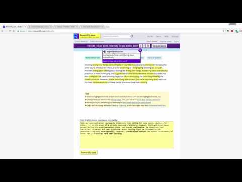 Rewordify: Simplify Your Reading