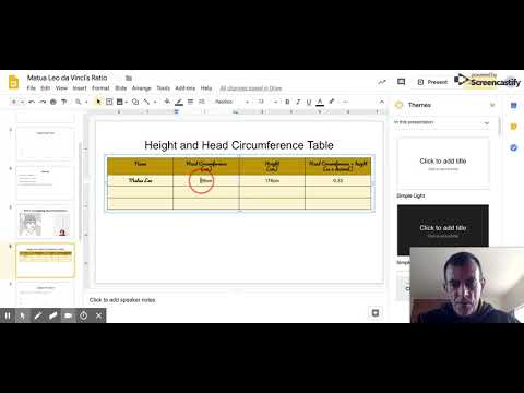 Matua Leo da Vinci’s Ratio Google Slides 1