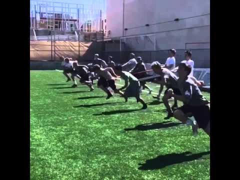La Jolla Boys Lacrosse Team Training
