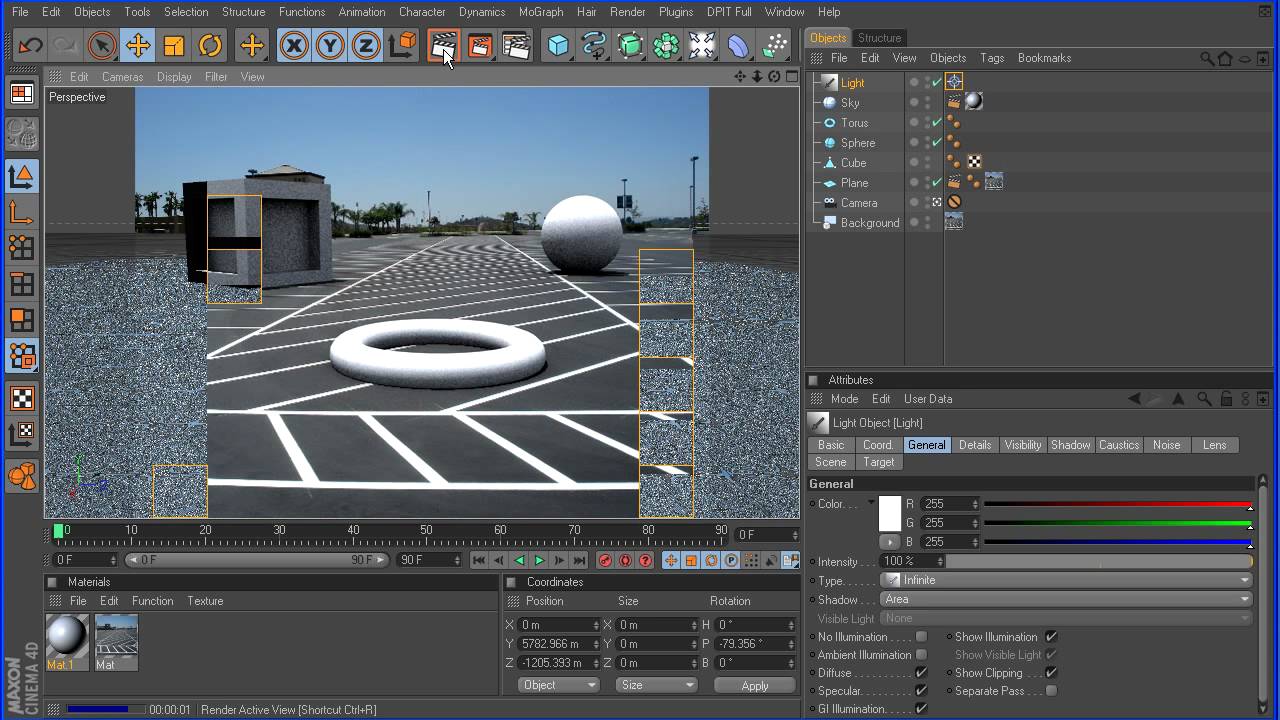 Cinema 4D Tutorial 2 - Basic Compositing - Part 2
