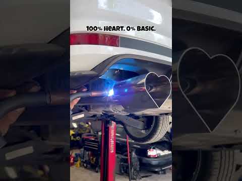 Heart-Shaped Chrome Muffler Tip – LOOK + SOUND UPGRADE!