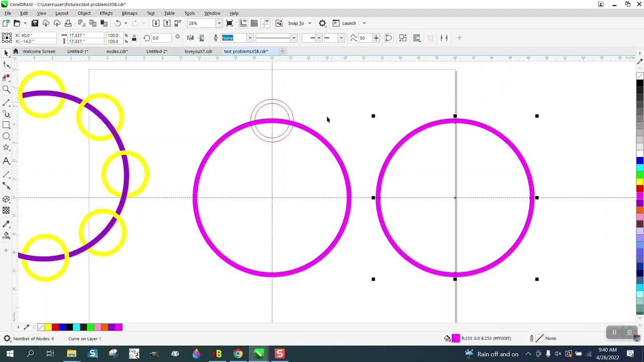 Corel Draw Tips & Tricks interlocking Objects Part 3