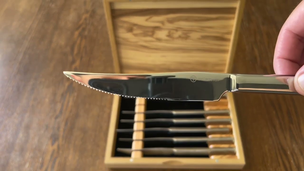 Review of the WÜSTHOF 8-Piece Steak Knife Set #amazonfinds #founditonamazon #steak