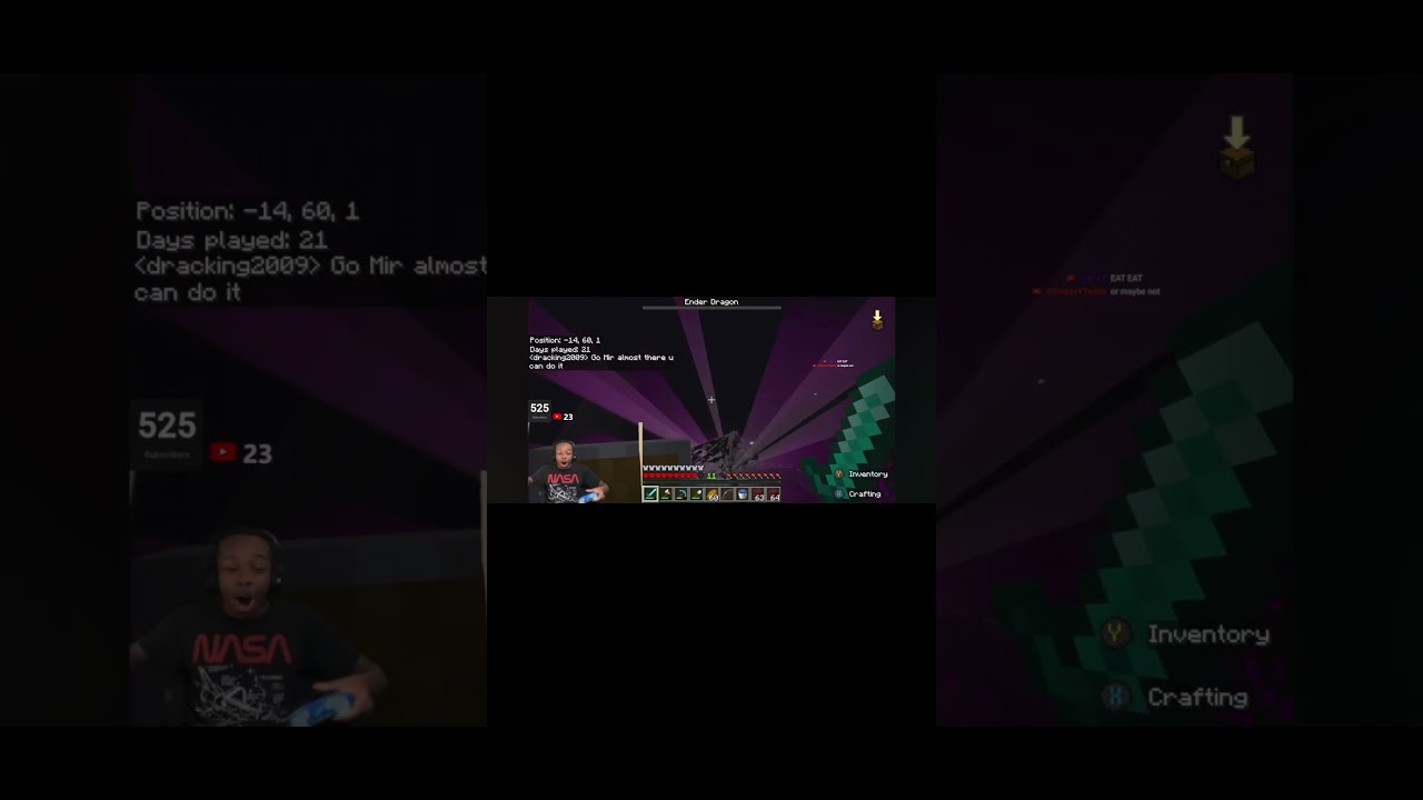 I FINALLY defeated the Ender Dragon in Minecraft Hardcore #MinecraftHardcore #Gaming #Shorts