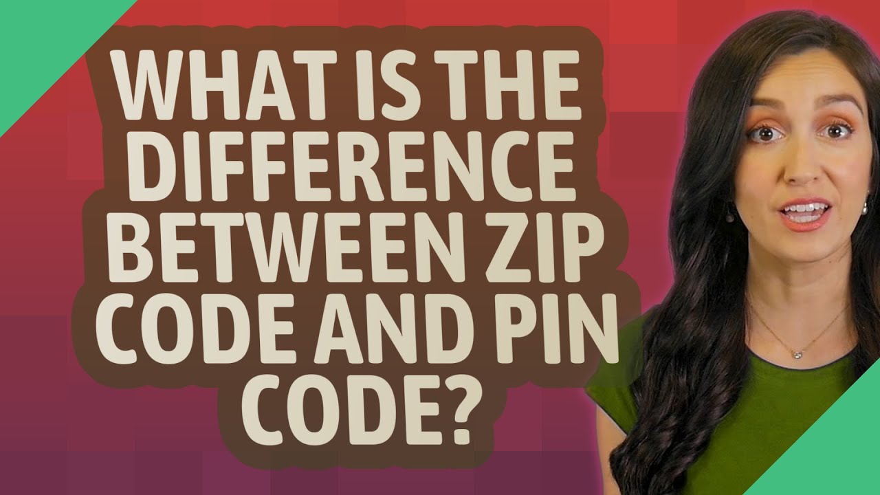 What is the difference between zip code and PIN code?