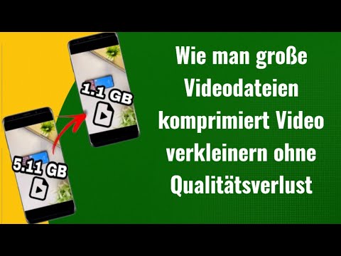 Wie man große Videodateien komprimiert – Video verkleinern ohne Qualitätsverlust | Deutsch