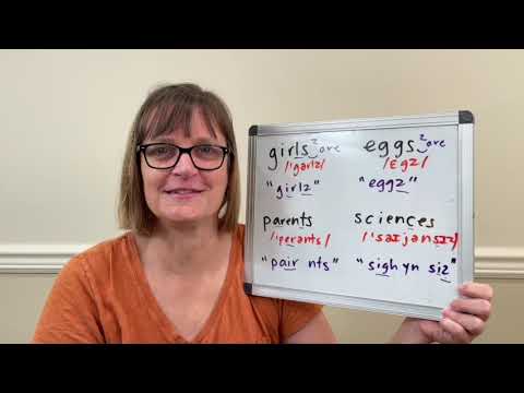 How to Pronounce Girls, Eggs, Parents, Sciences and other Plural Nouns