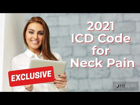 2021 ICD Code for Neck Pain