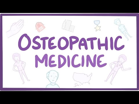 Osteopathic medicine (DO) - an Osmosis Preview